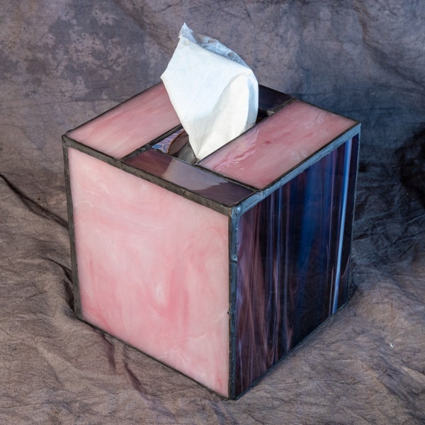 Stained Glass Tissue Box - Etsy