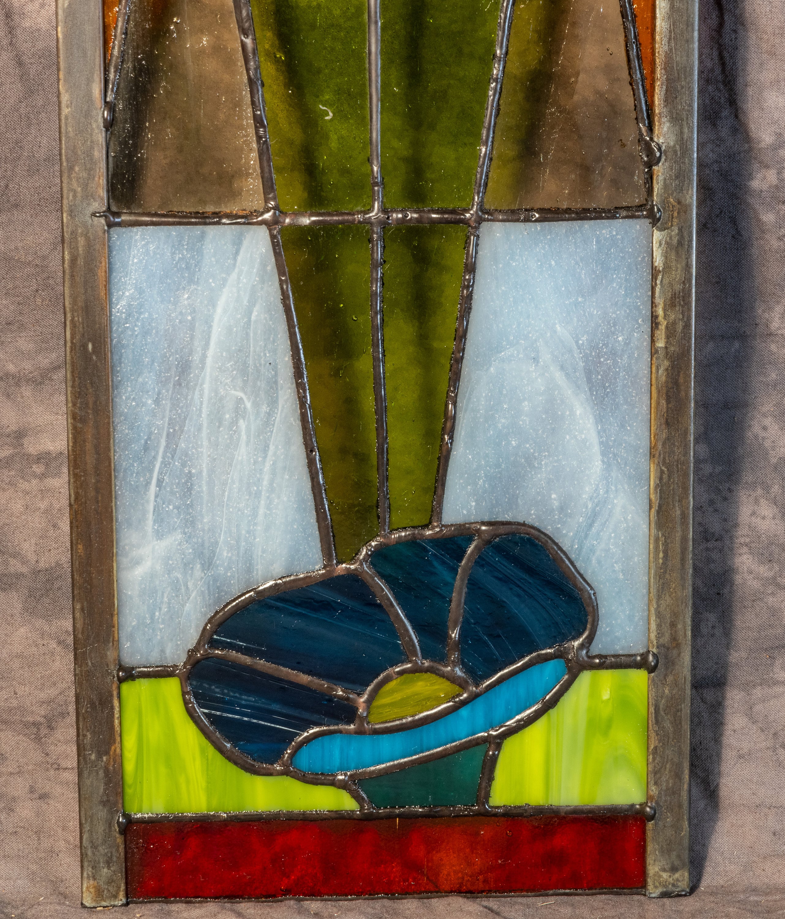 Stained Glass Morning Glory and Sun Rays - Etsy