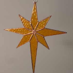 8-pointed Stained Glass Star in Any Color - Etsy