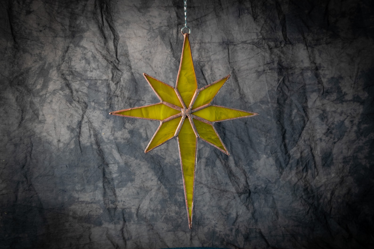 8-pointed Stained Glass Star in Any Color - Etsy