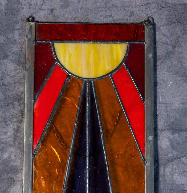 Stained Glass Morning Glory and Sun Rays - Etsy
