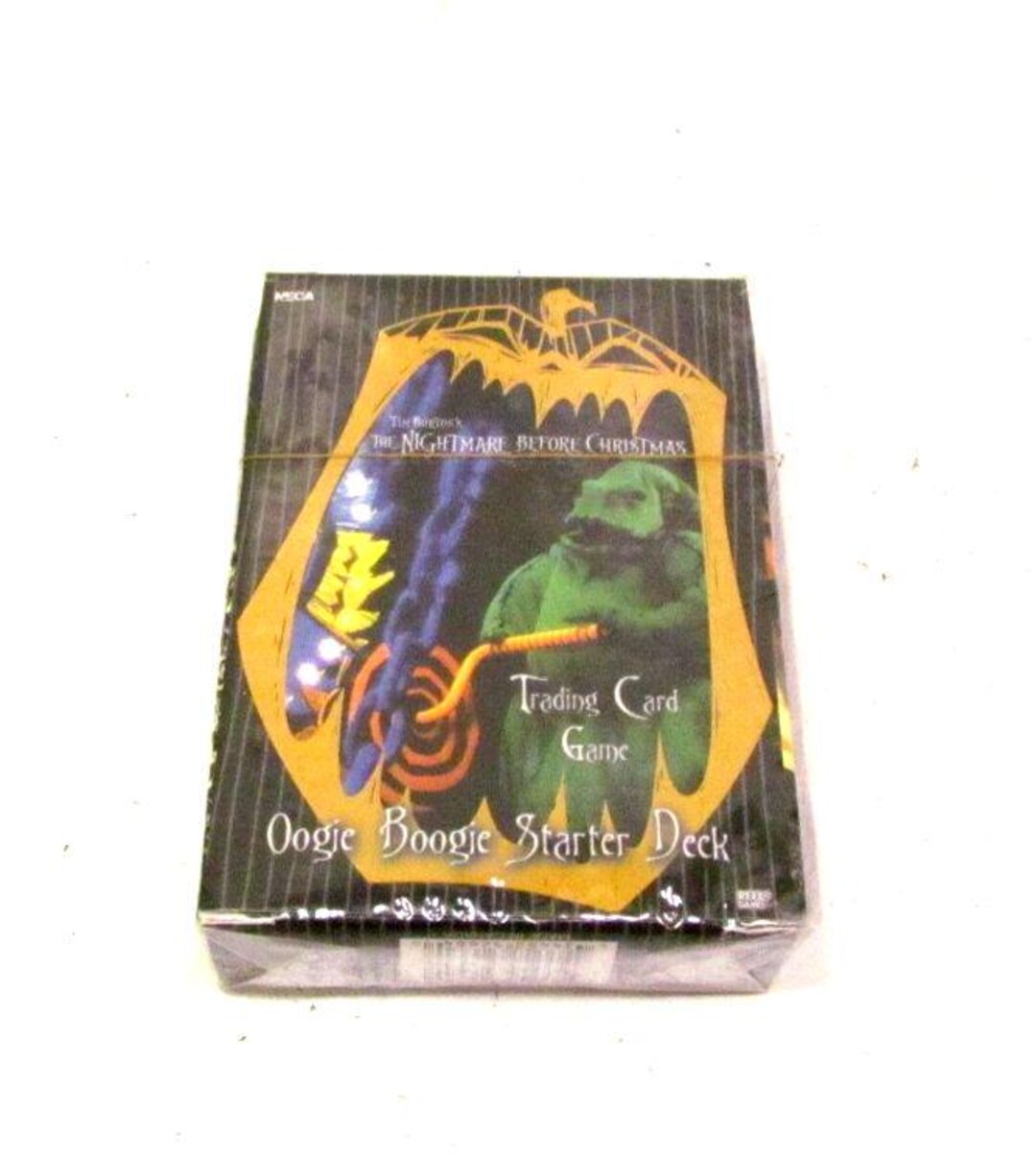 2005 the Nightmare Before Christmas Oogie Boogie Starter Card Game Deck ...