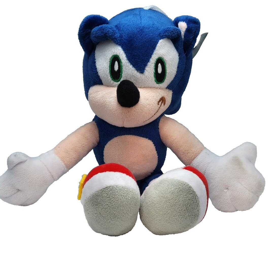 11 Sonic the Hedgehog With Suction Cup Window Cling Plush Stuffed ...