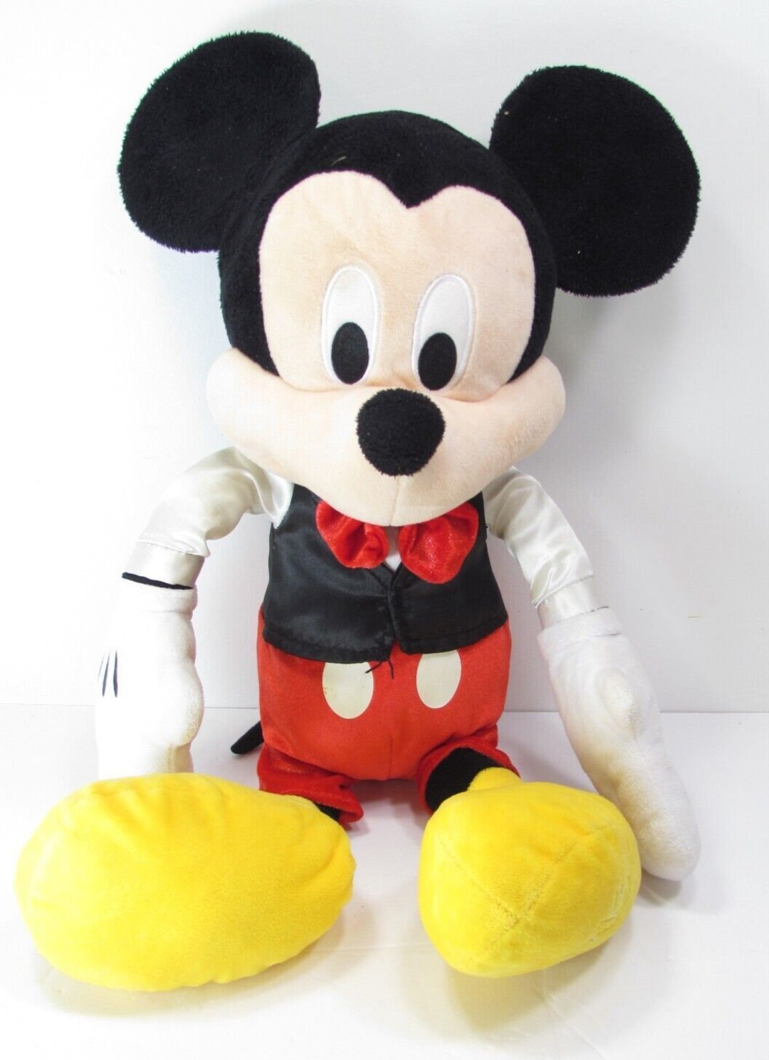 Disney Mickey Mouse Plush Stuffed Animal Tuxedo Bow Tie 2016 Toy 20 ...