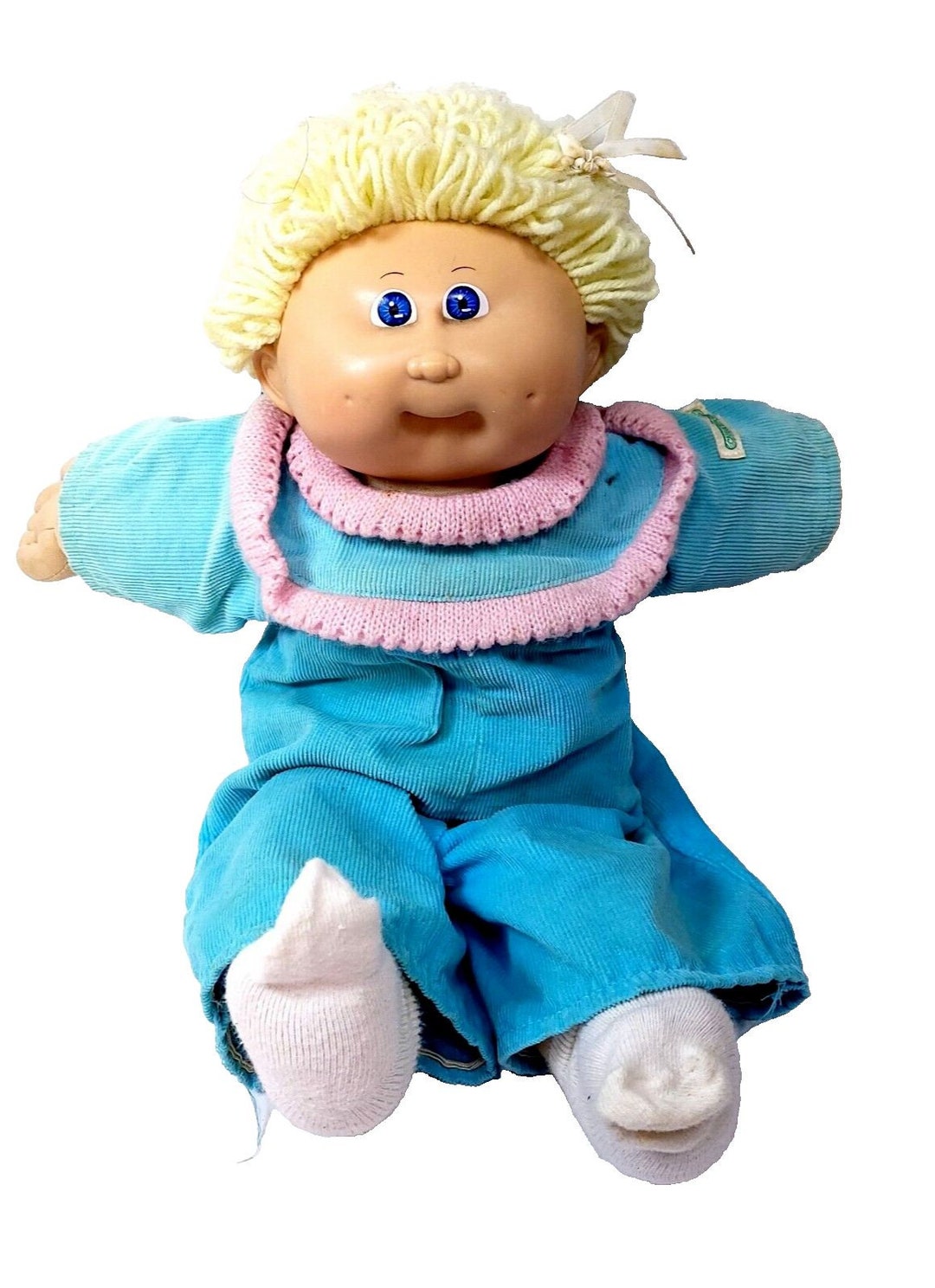 Vintage Cabbage Patch Kids Doll 1986 Xavier Roberts Boy Blonde Hair ...