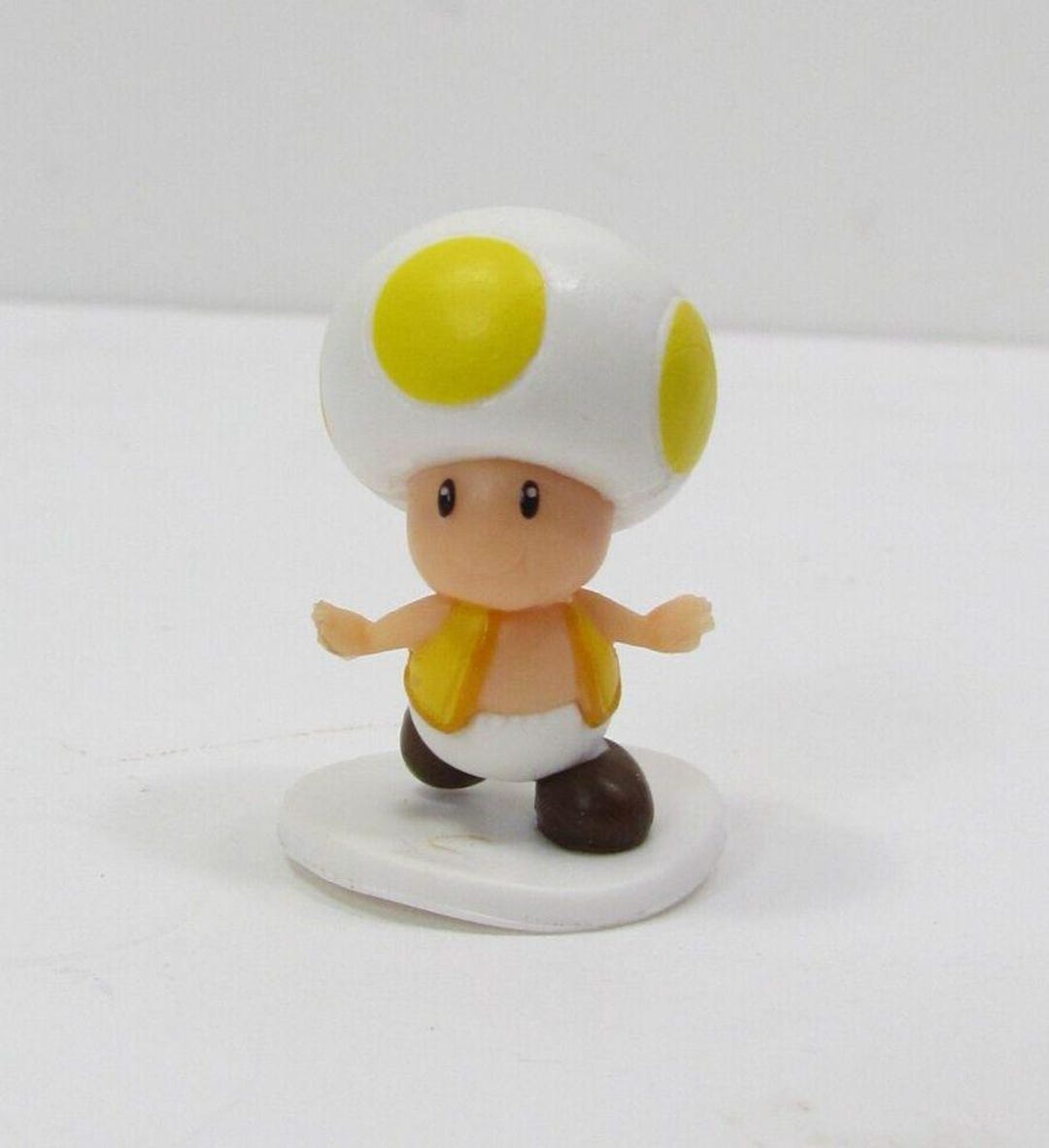 Nintendo Super Mario Yellow Toad Mini Figure 1" L.S Japan - Etsy