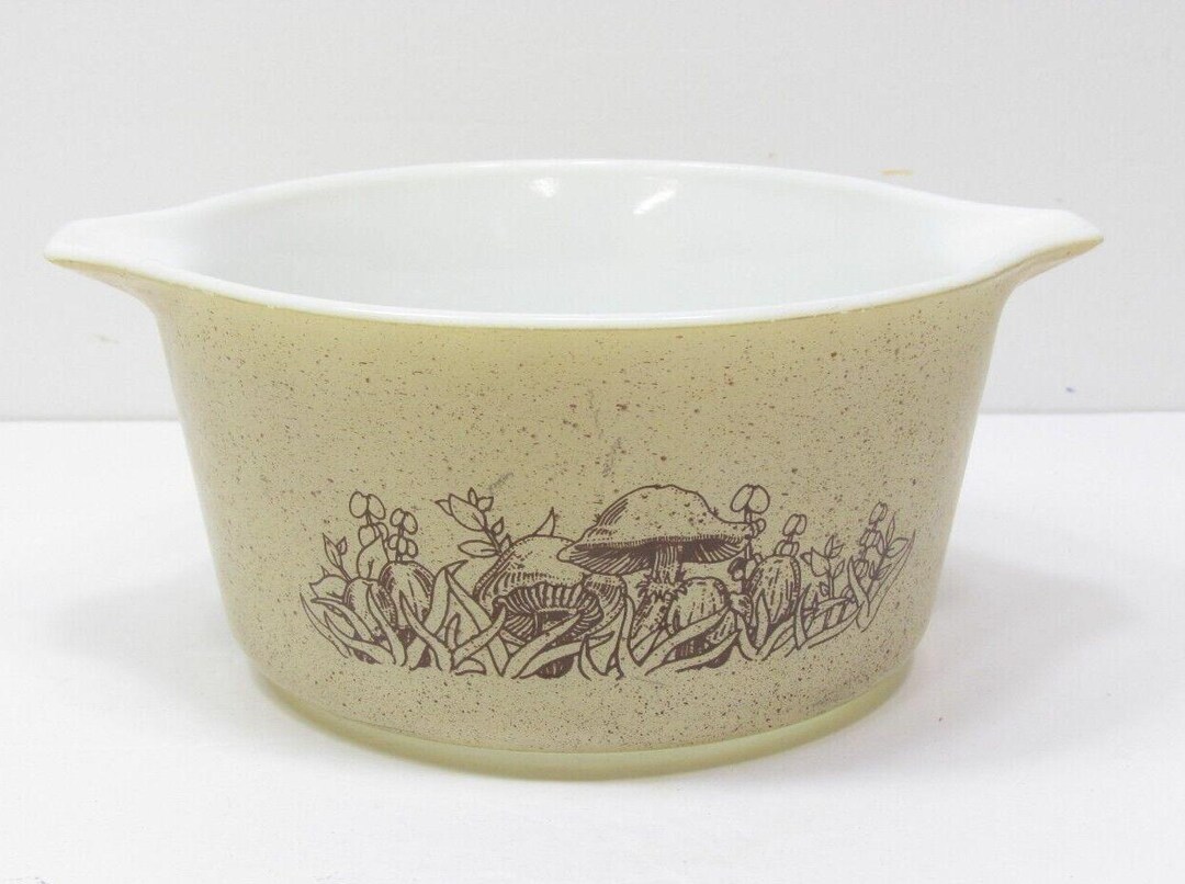 Vintage Pyrex 473-B Forest Fancies Casserole Dish Mixing Bowl 1 Quart ...