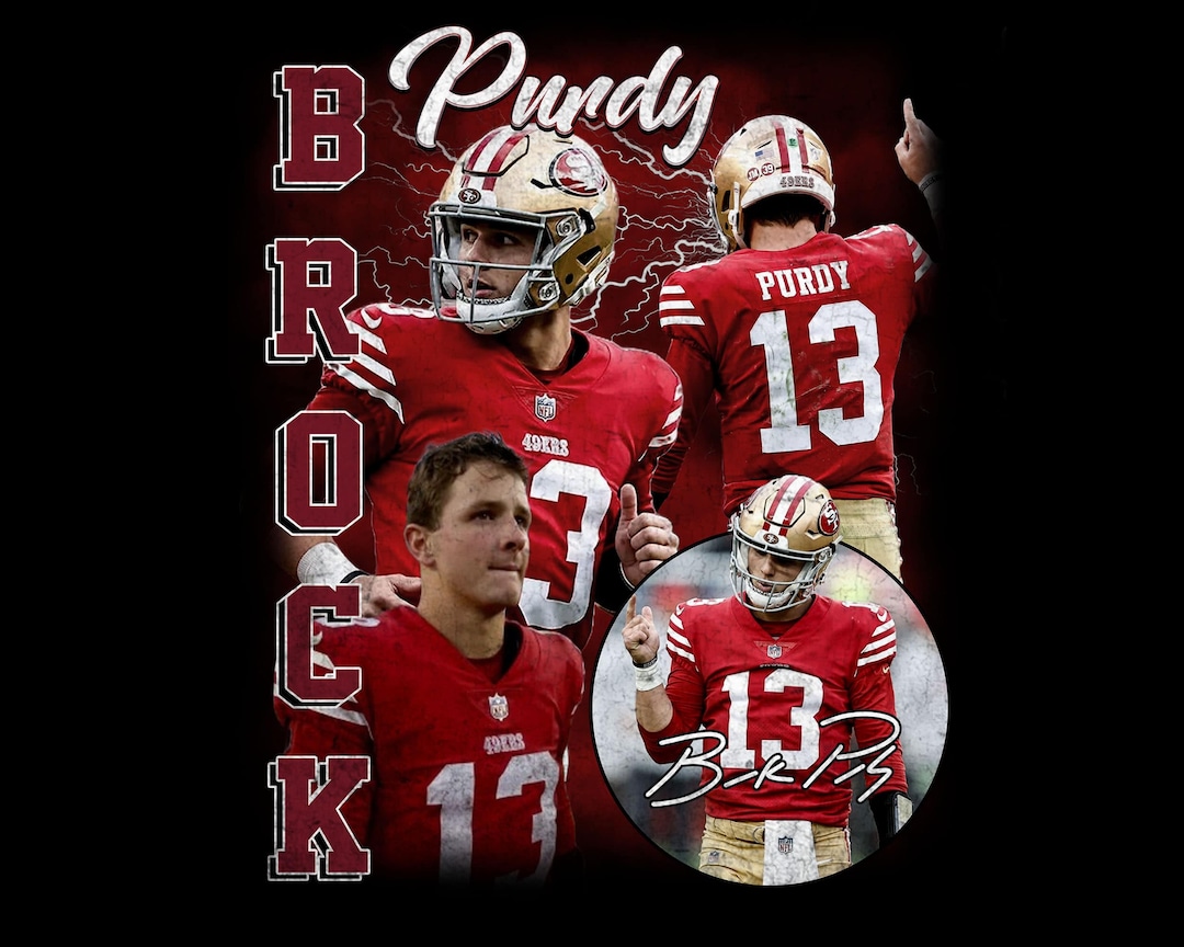 Brock Purdy Png Football Sublimation PNG Brock Purdy 13 - Etsy