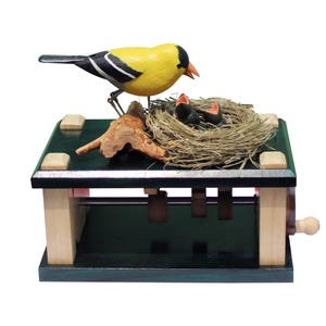 Bird Automaton, Automata, Bird Family Automaton, Kinetic Art, Automaton ...