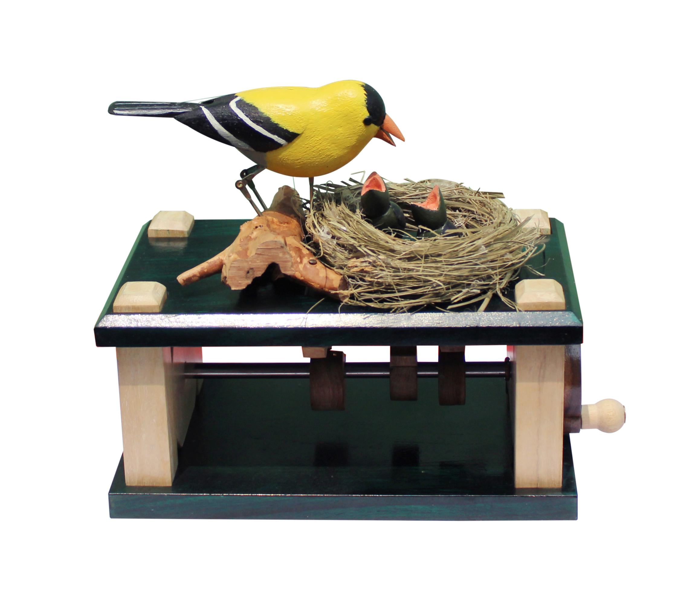Bird Automaton, Automata, Bird Family Automaton, Kinetic Art, Automaton ...