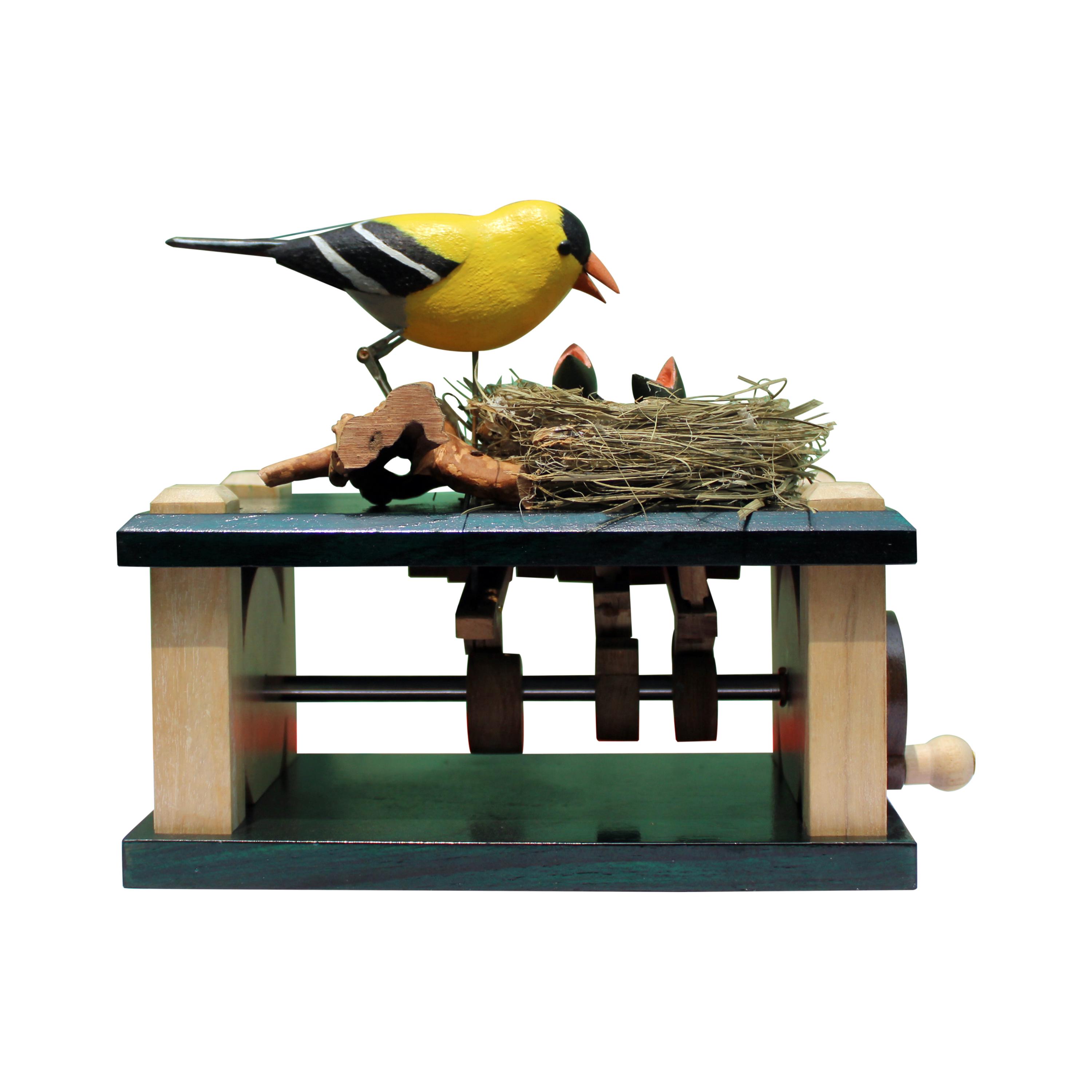 Bird Automaton, Automata, Bird Family Automaton, Kinetic Art, Automaton ...
