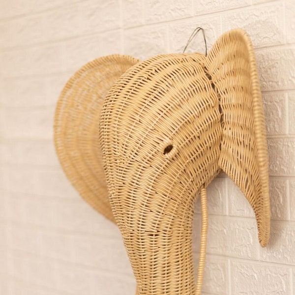 Wicker Elephant - Etsy