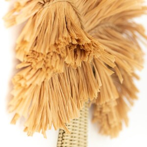 Wicker Palm With Raffia Leaves. Safari Decor.wicker Wall Decor. Palm ...