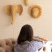 Animal Head Set, Animal Elephant, Animal Lion, Animal Giraffe, Safari ...