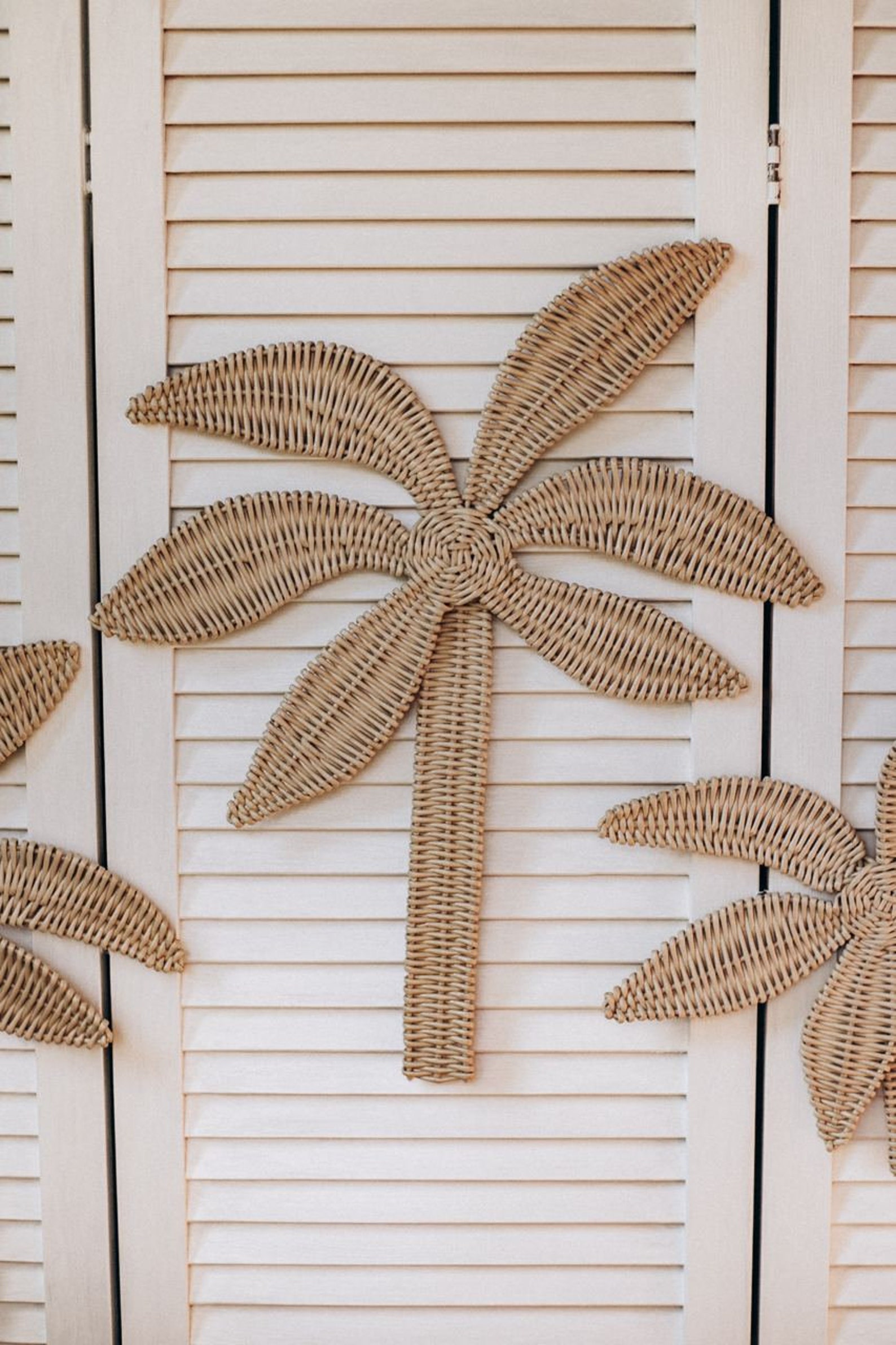 Children's Wall Decor - a Palm Tree, Palm Leaf Set of 3, Large Tropical ...