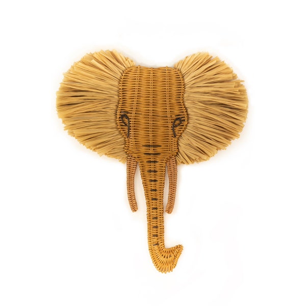 Wicker Elephant - Etsy