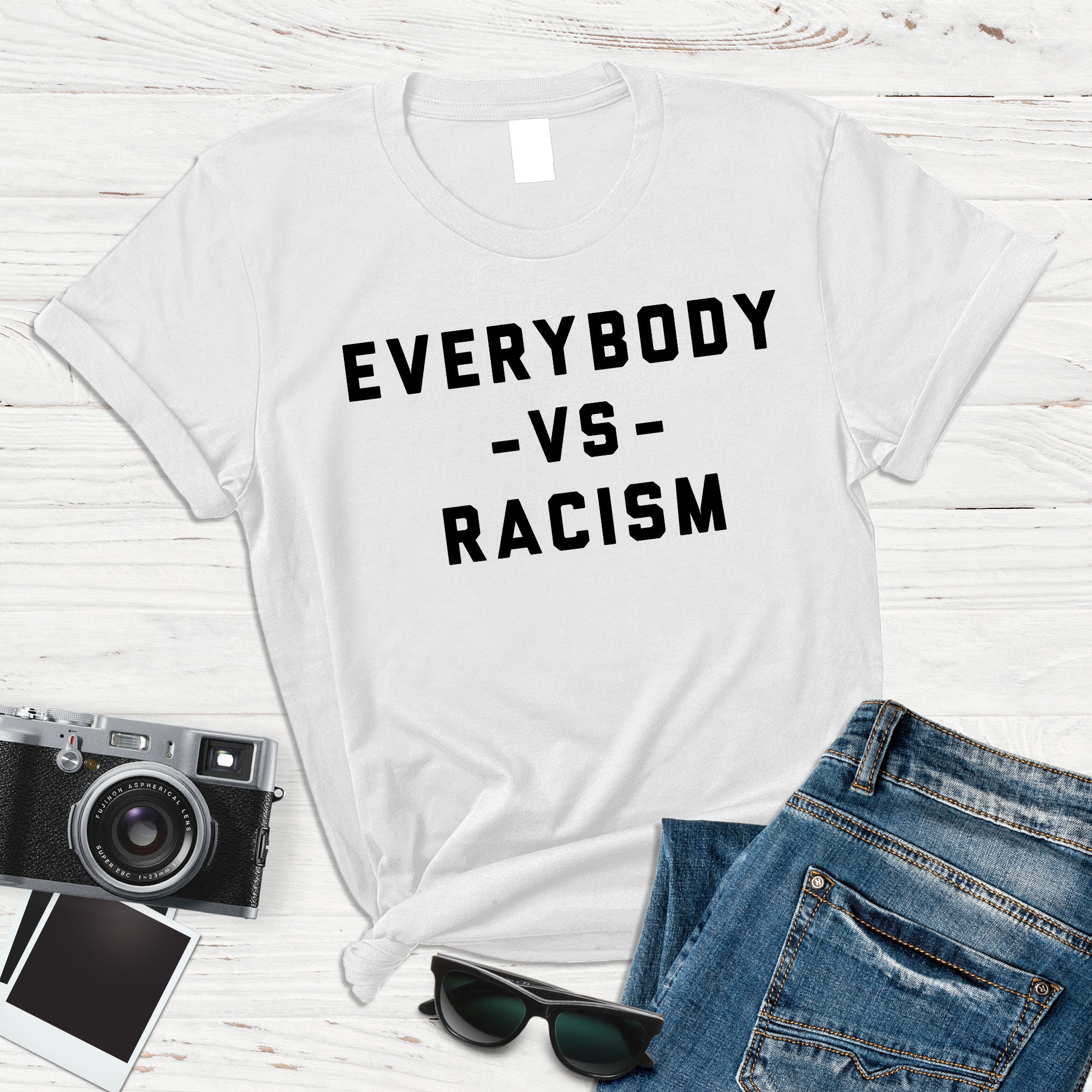 Everybody Vs Racism Shirt Black Lives Matter Shirt End | Etsy