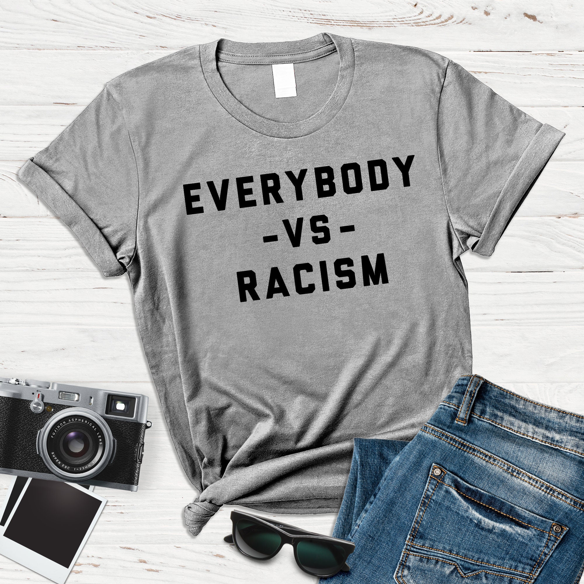 Everybody Vs Racism Shirt Black Lives Matter Shirt End | Etsy