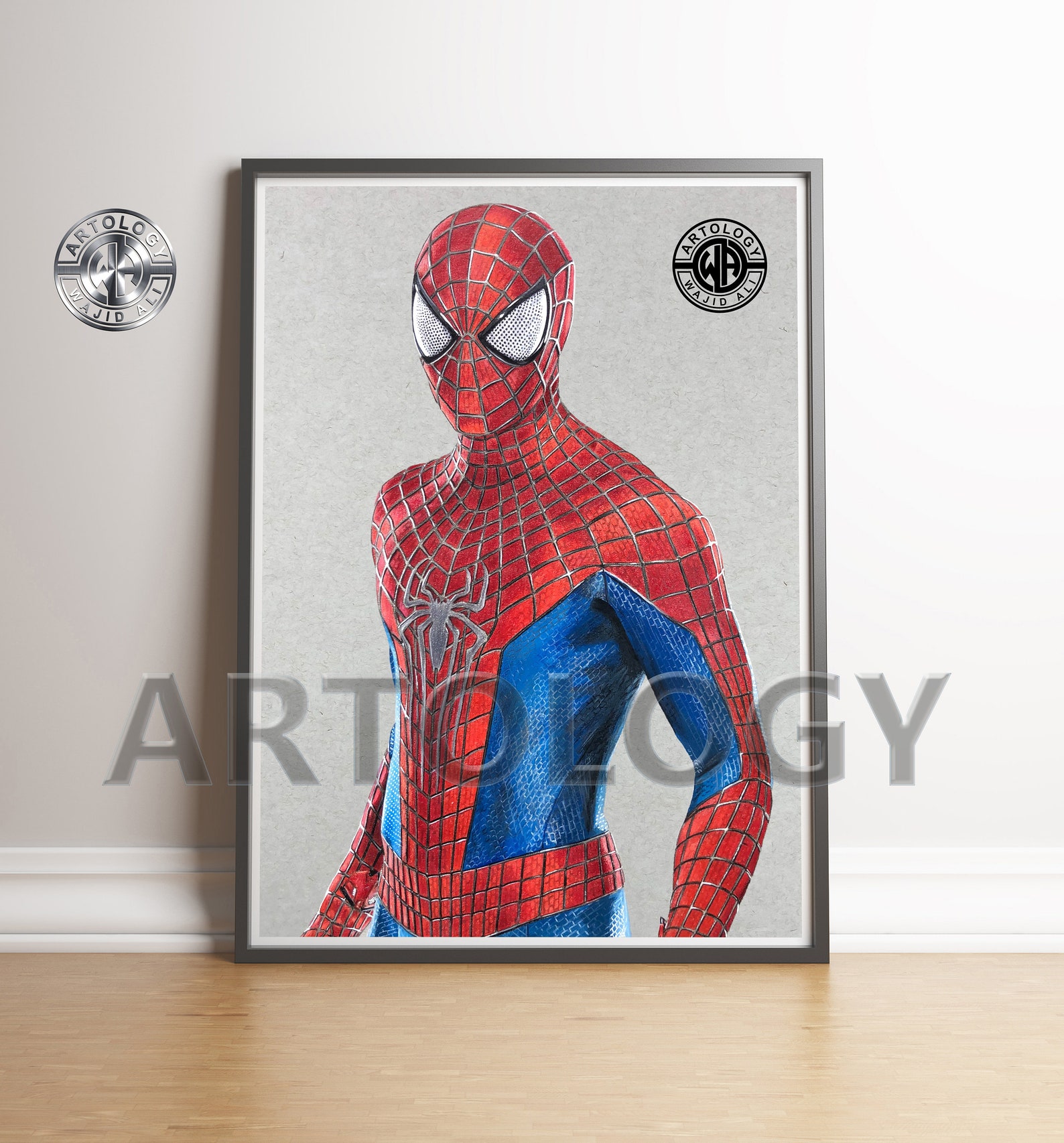 Amazing Spider-man Drawing Print A4/A3 Artology - Etsy