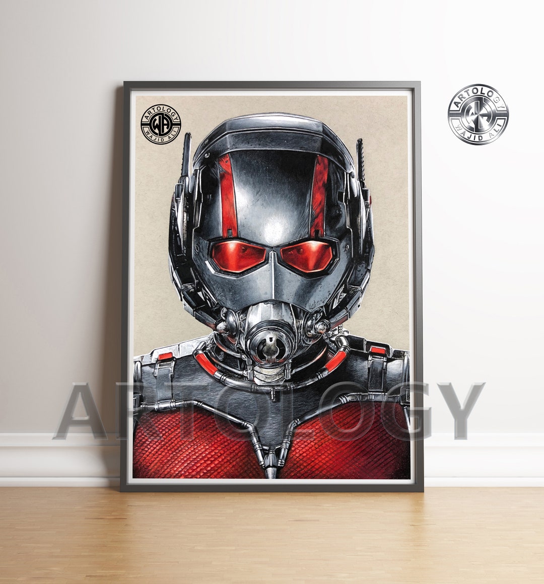 Ant-man Drawing Print A4/A3 - Artology - Etsy