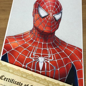 Sam Raimi's Spider-man Drawing A3 Limited Edition Giclée Print