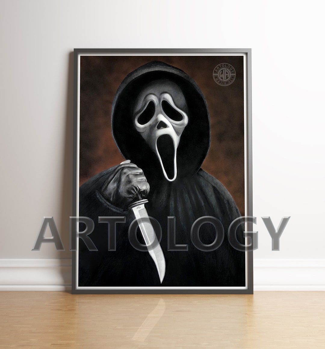Ghostface Artwork A4/A3 Giclee Print - Artology - Etsy