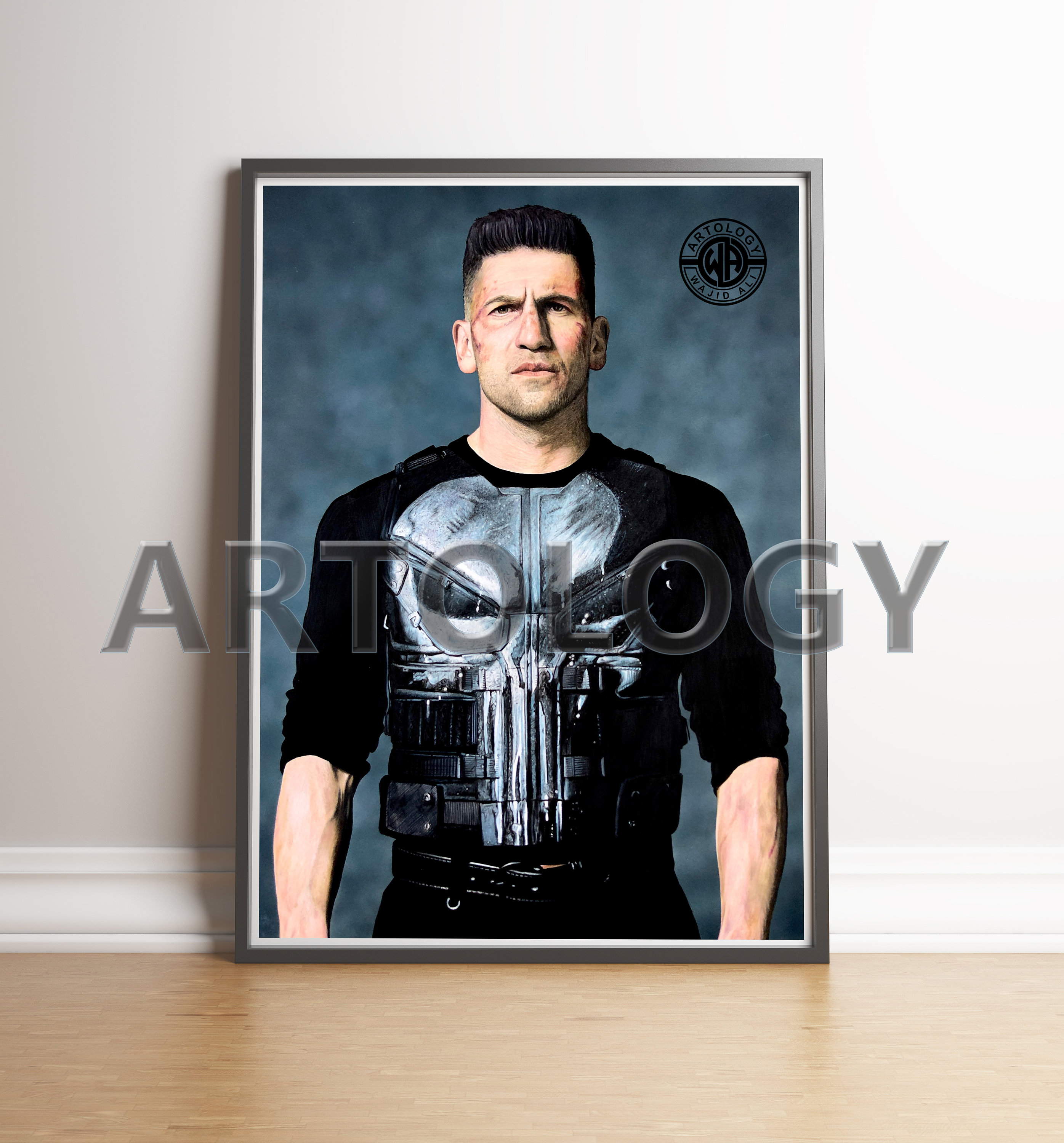The Punisher Drawing – A4/A3 Giclée Art Print | Frank Castle Fan Art by ...