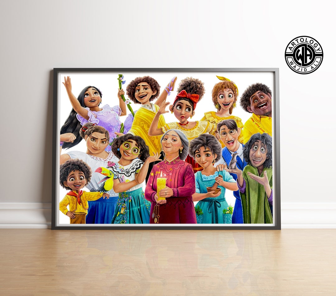 Encanto - La Familia Madrigals Artwork A4/A3 Giclee Print - Artology - Etsy
