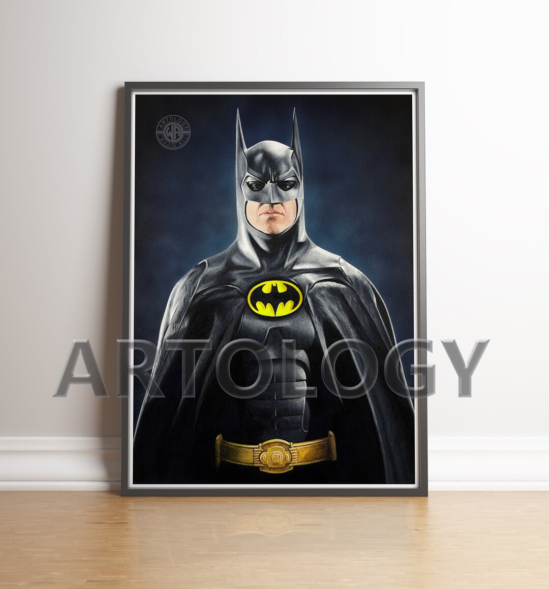Batman 1989 Drawing – A4/A3 Giclée Art Print | Michael Keaton Fan Art ...