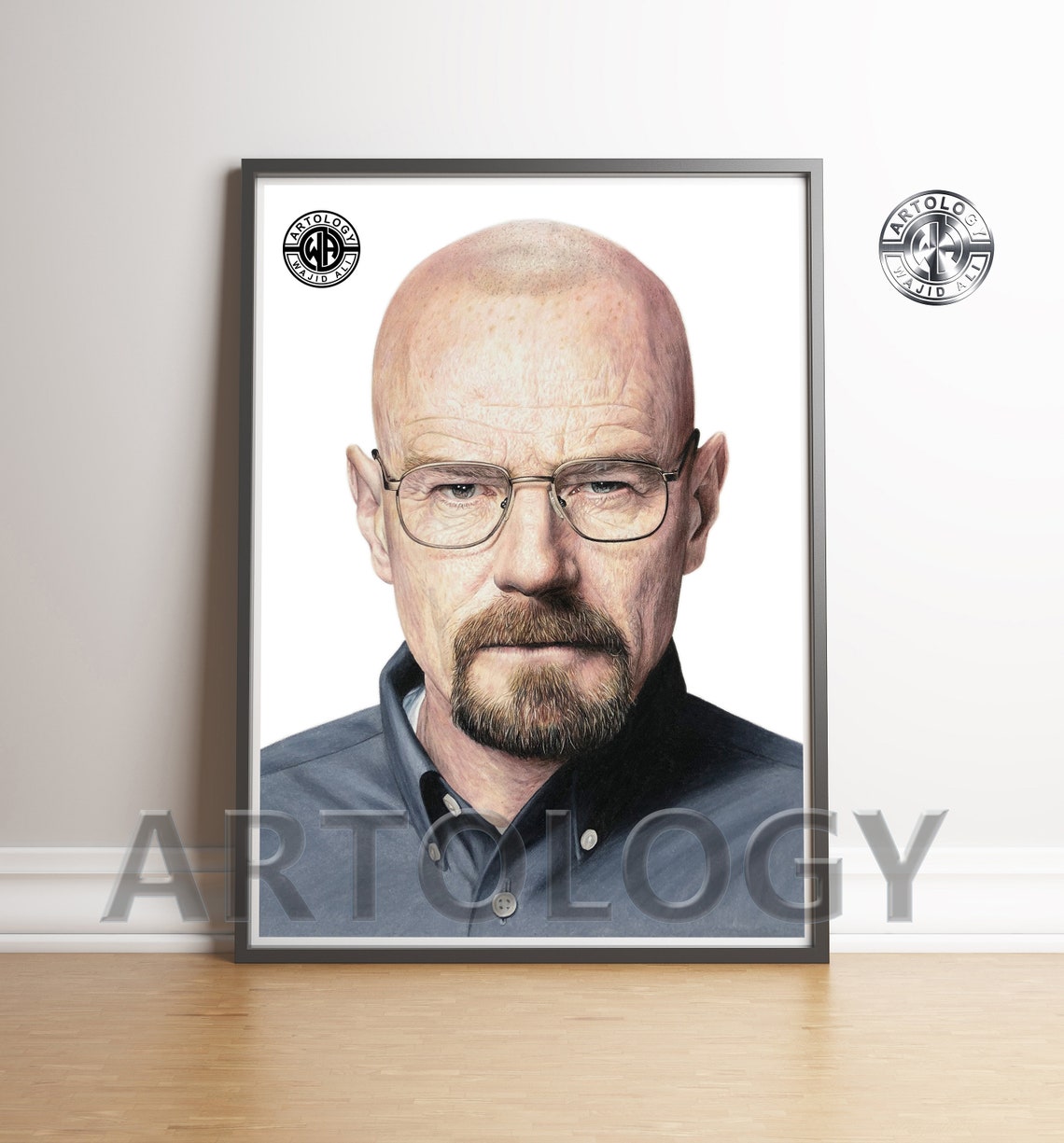 Walter White (breaking Bad) Heisenberg A4/A3 Print - Artology - Etsy