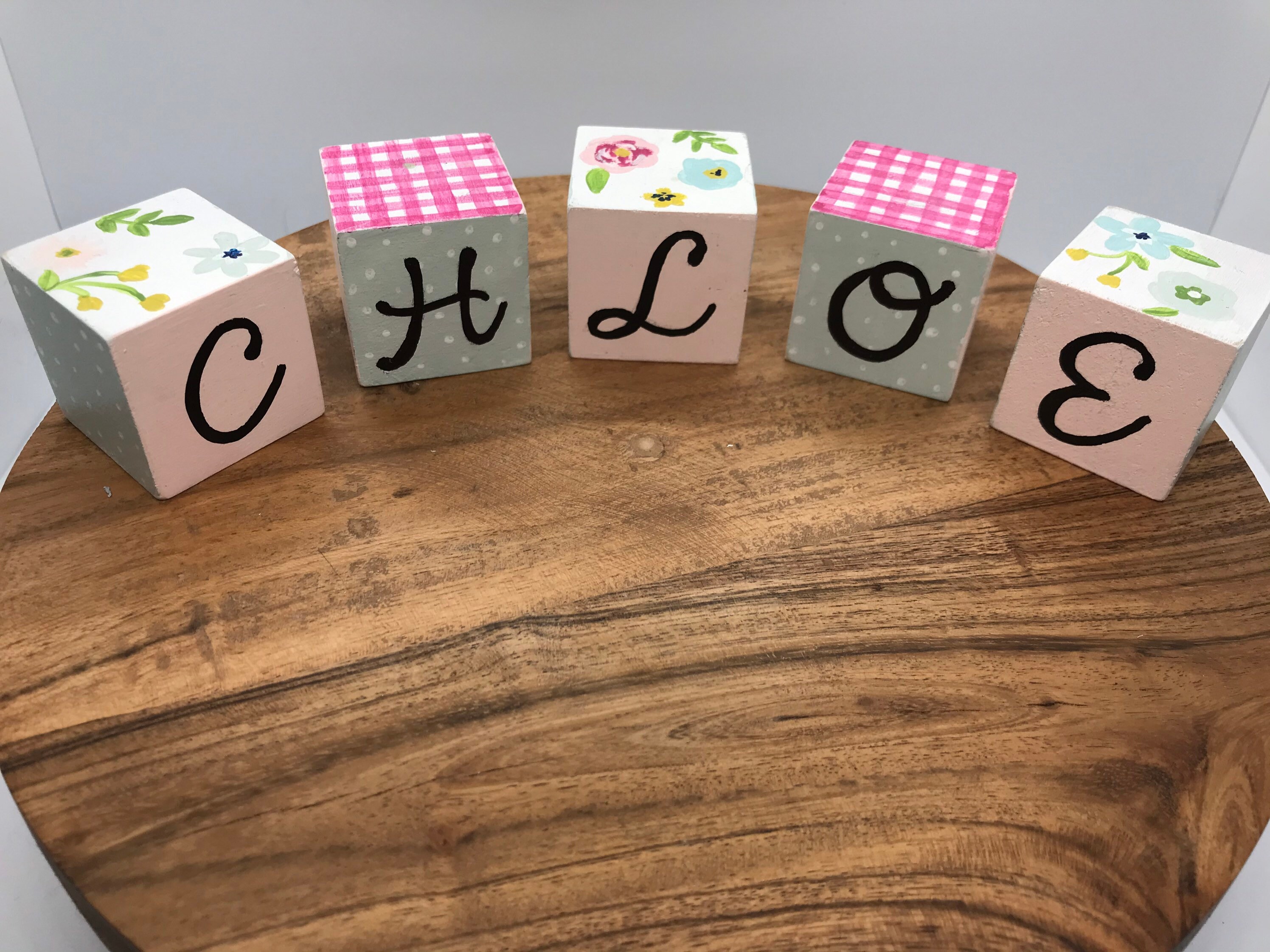 Wood baby blocks name baby blocks new mom gift baby shower | Etsy