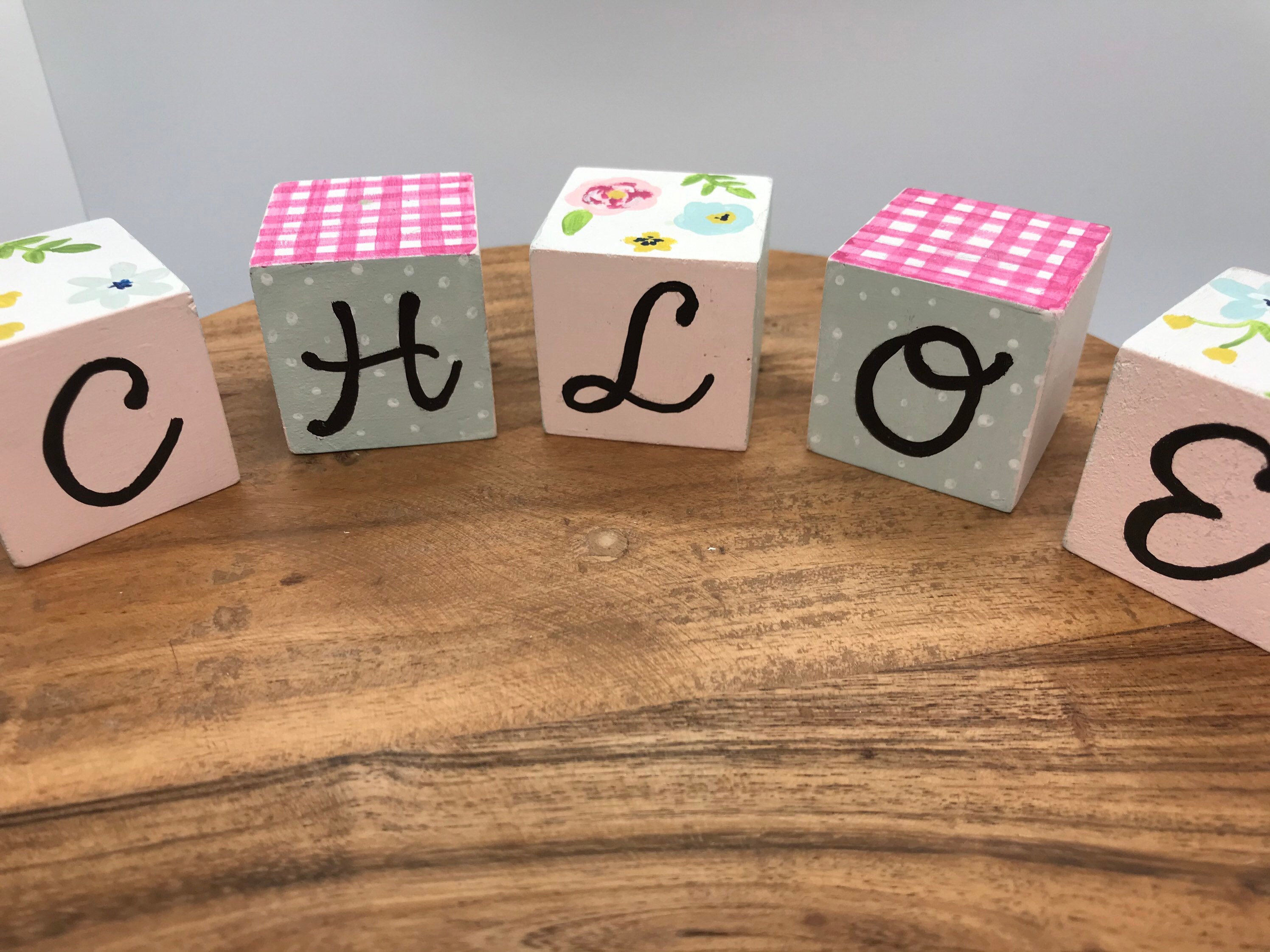 Wood baby blocks name baby blocks new mom gift baby shower | Etsy