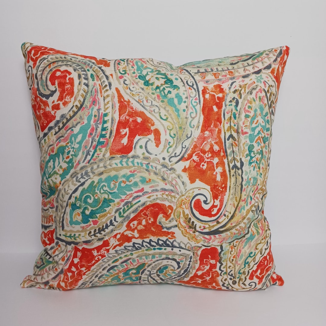 Kelly Ripa Bright and Lively Nectar Watercolor Paisley Decorative ...