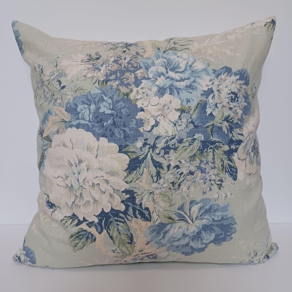 Waverly Blue Fabric - Etsy