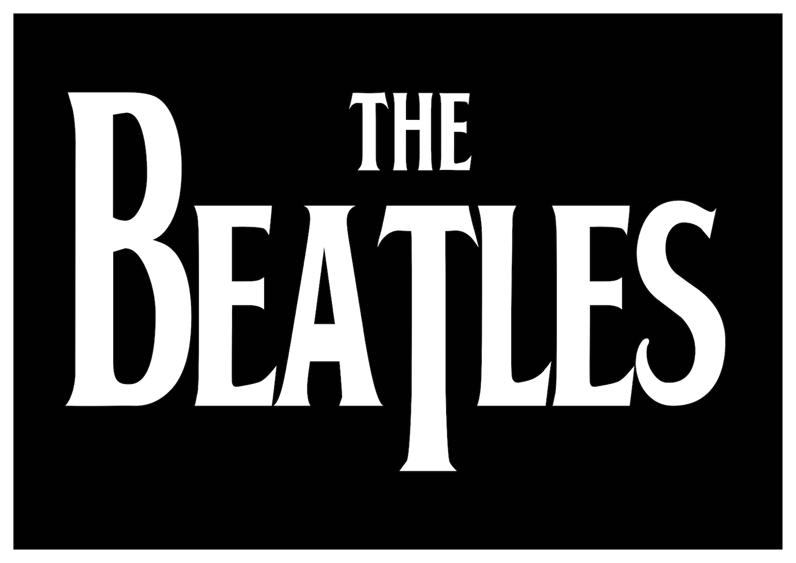 Reproduction The Beatles Poster Logo Home Wall | Etsy