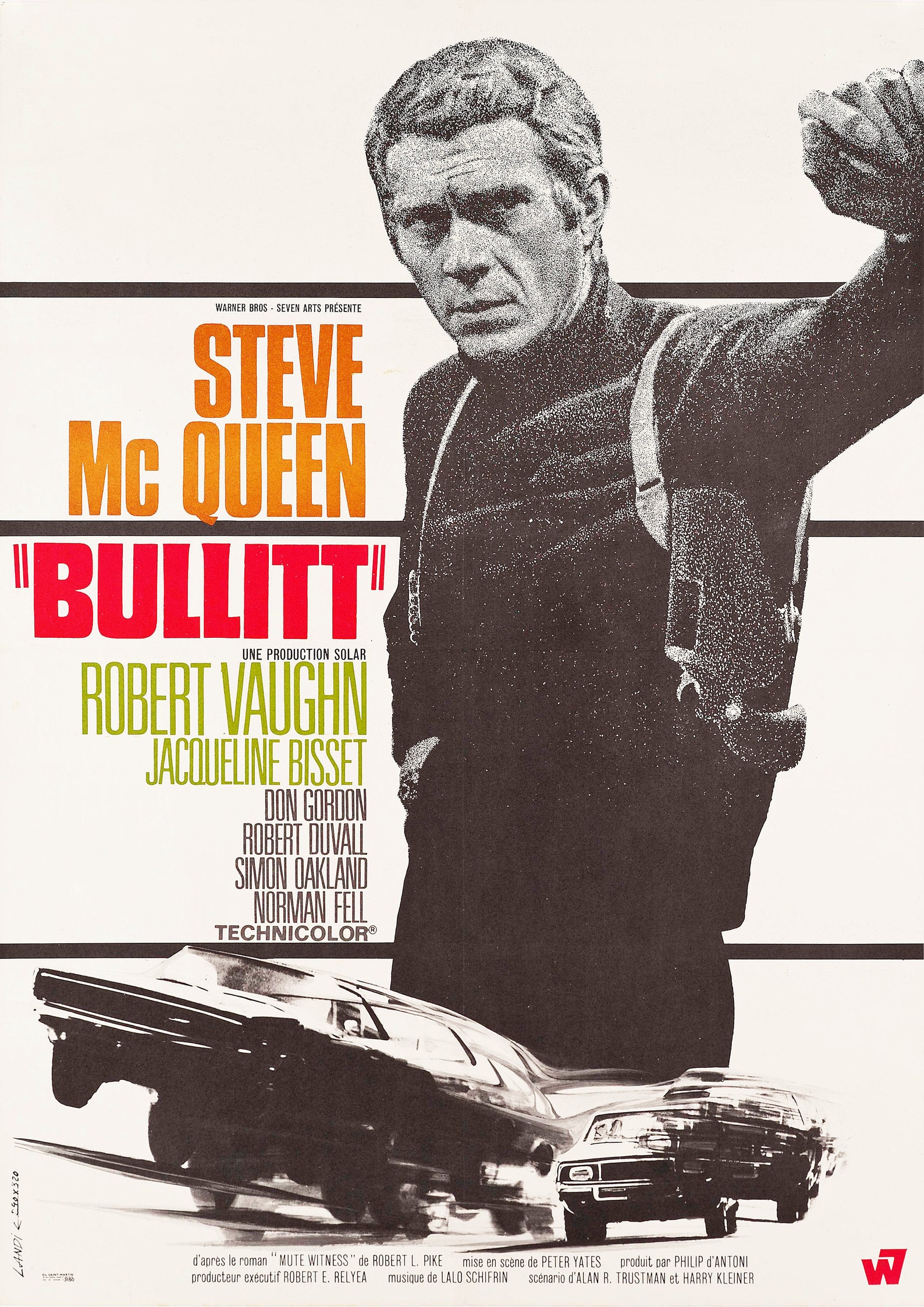 Reproduction Steve McQueen Bullitt Movie Poster | Etsy