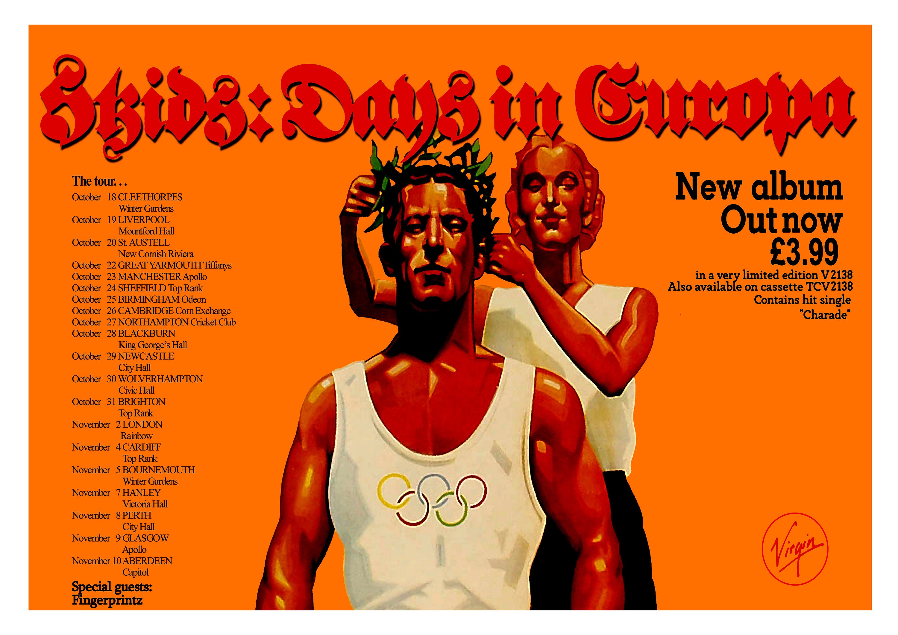 Reproduction Alternate The Skids Days In Europa | Etsy