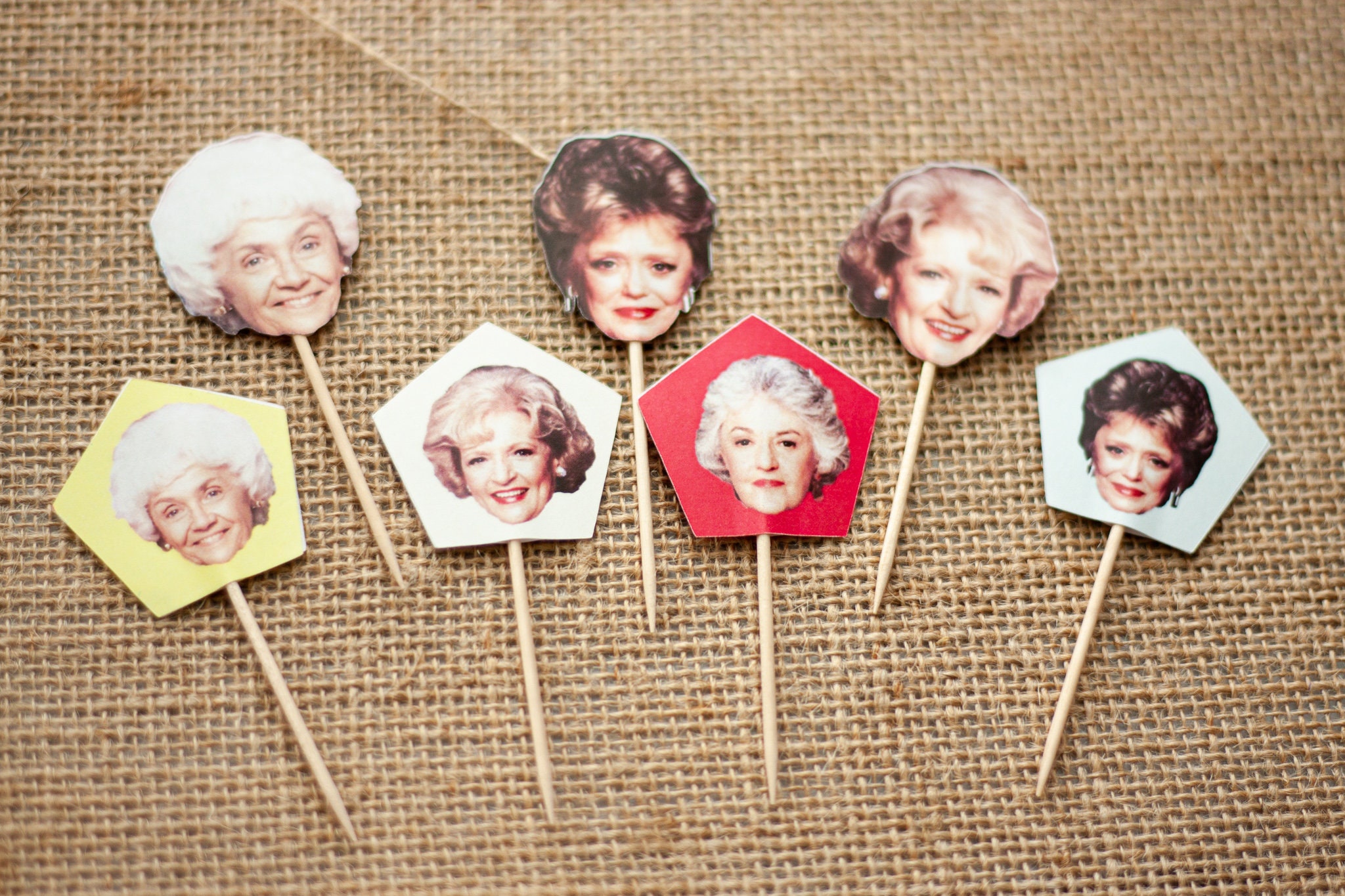 Golden Girls CUPCAKE TOPPER, Golden Girls Birthday, Golden Girls Party ...