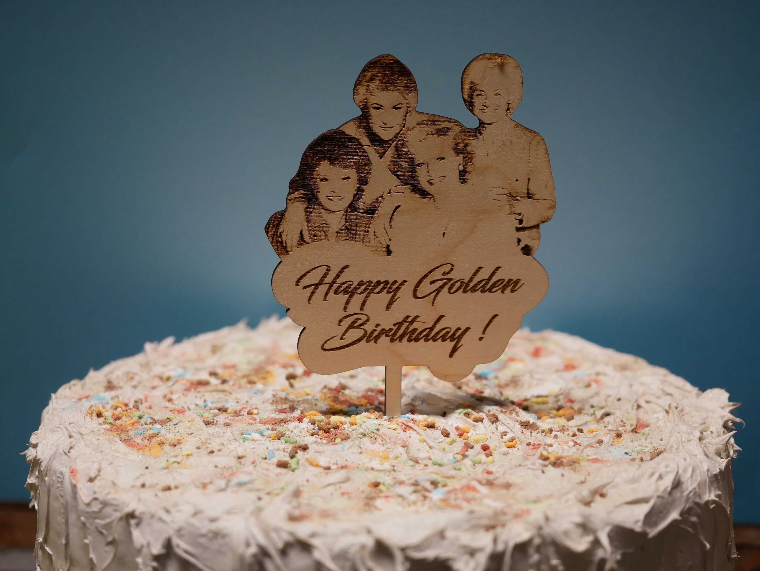Golden Girls Cake Topper, the Golden Girls, Wooden Cake Topper, Custom ...