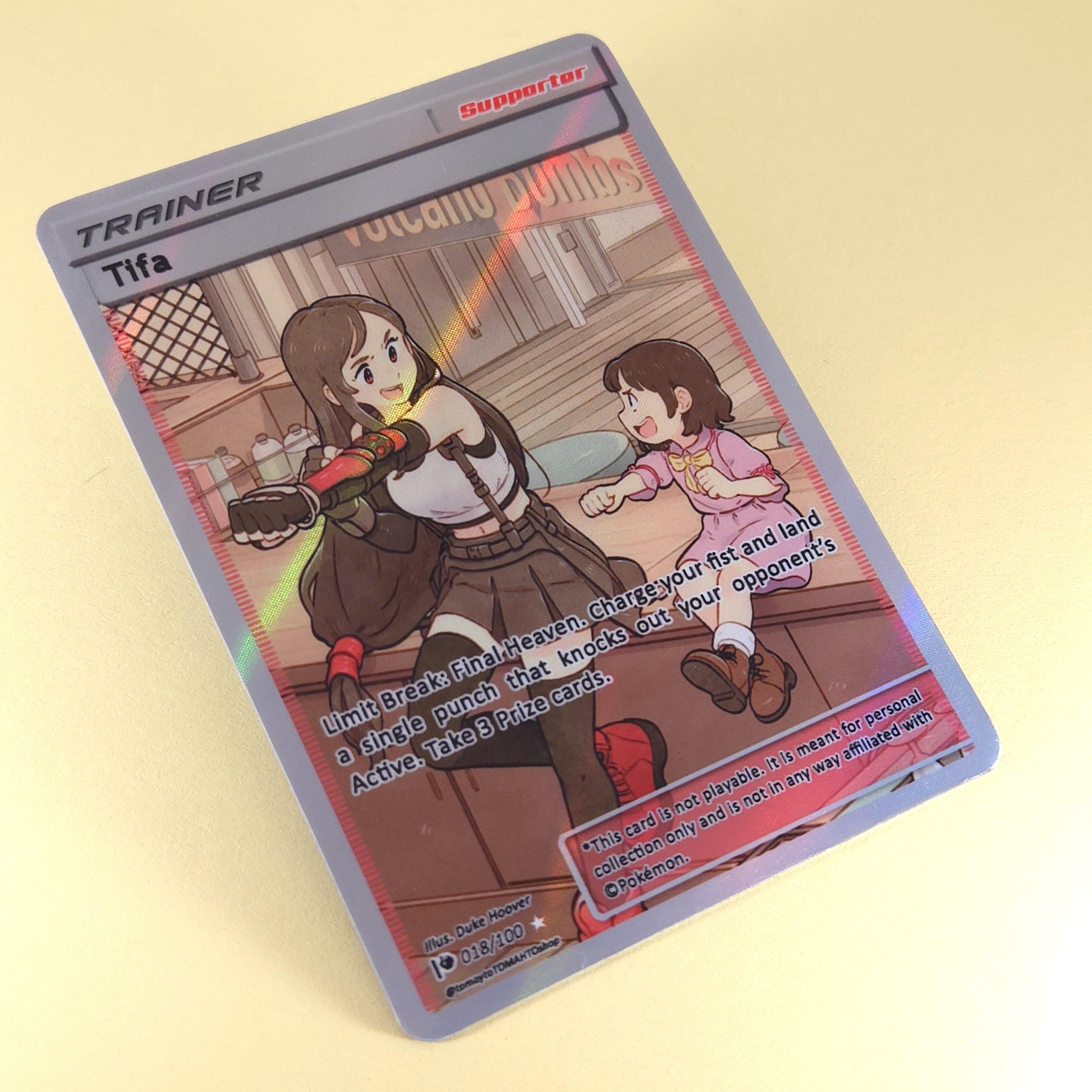 Tifa Lockhart Full Art Trainer - Custom Pokemon Card, Final Fantasy VII ...