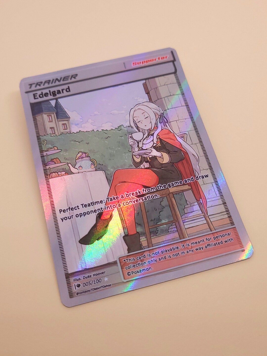 Edelgard Full Art Trainer Custom Pokemon Card, Edelgard Von Hresvelg ...