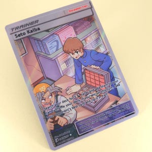 Seto Kaiba Full Art Trainer - Custom Pokemon Card, Yu-gi-oh Yugioh - Etsy