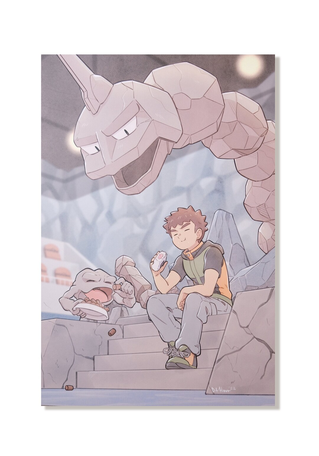 Brock 6x9 In. Art Print Pokemon - Etsy