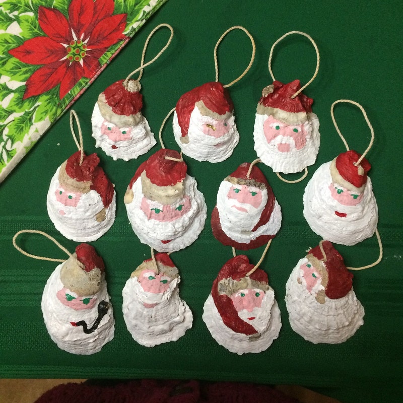 Santa Shells - Etsy