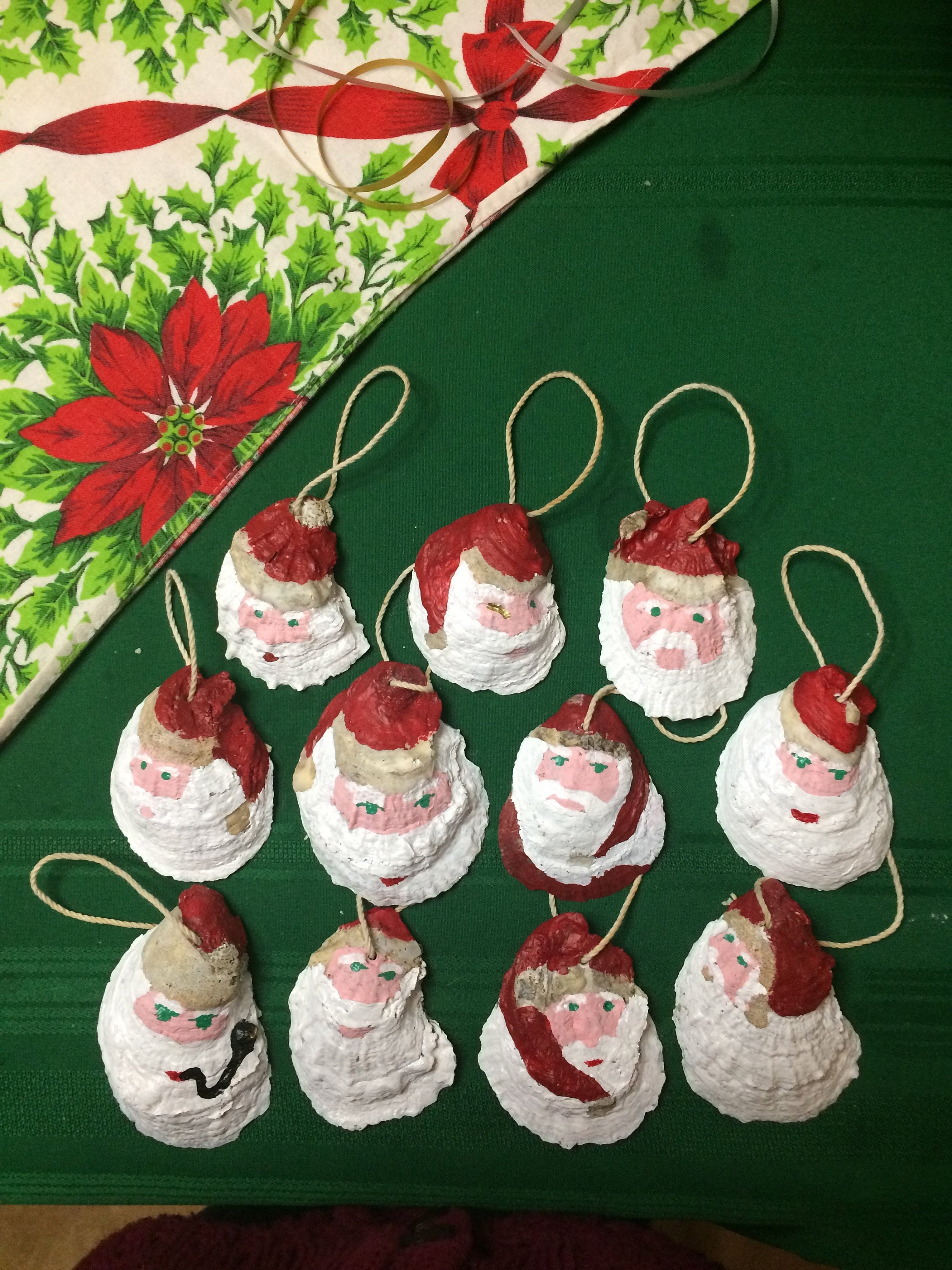 3 Santa Oyster Shells Sets - Etsy