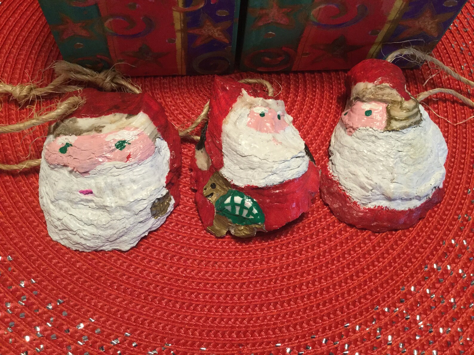 3 Santa Oyster Shells Sets - Etsy
