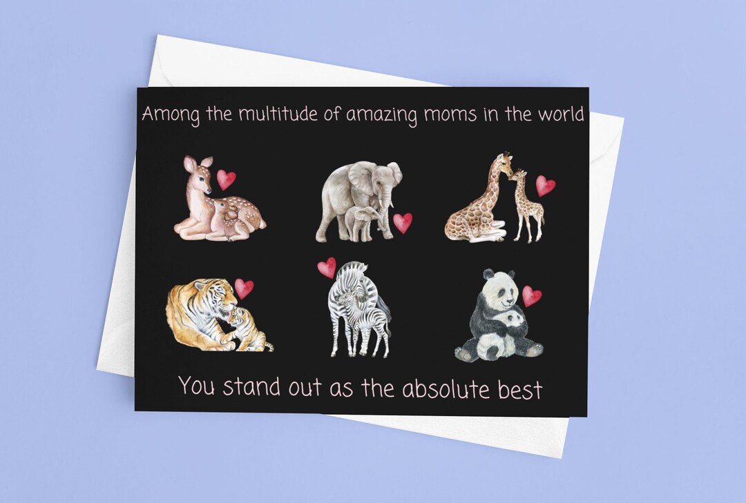 Best Mom Card Printable, Mother's Day, School Card, Cute Mother's Day ...