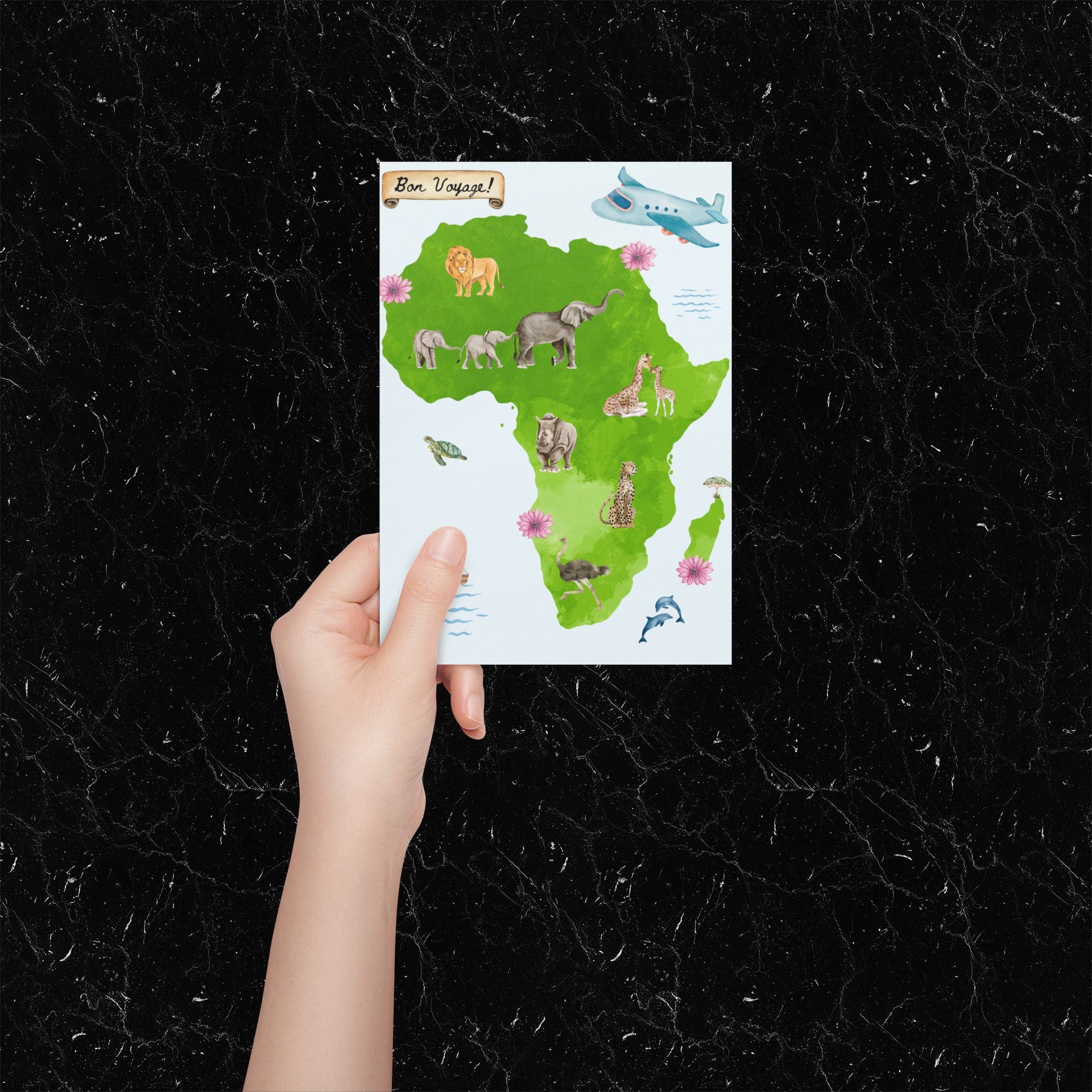 Africa Printable Card, Moving to Africa Card, New Adventures Card ...