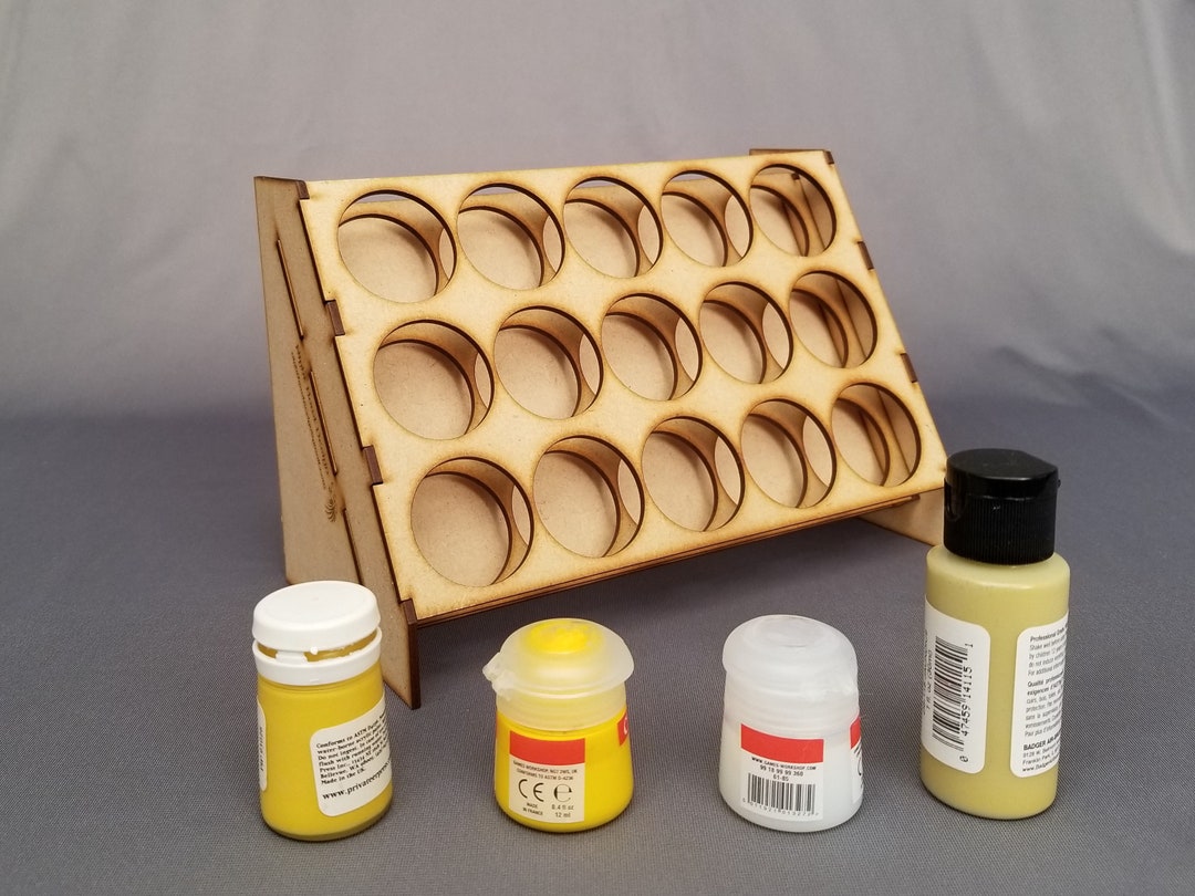 15 - 37mm Craft Bottles, Small Paint Rack Good for Citadel, Apple ...