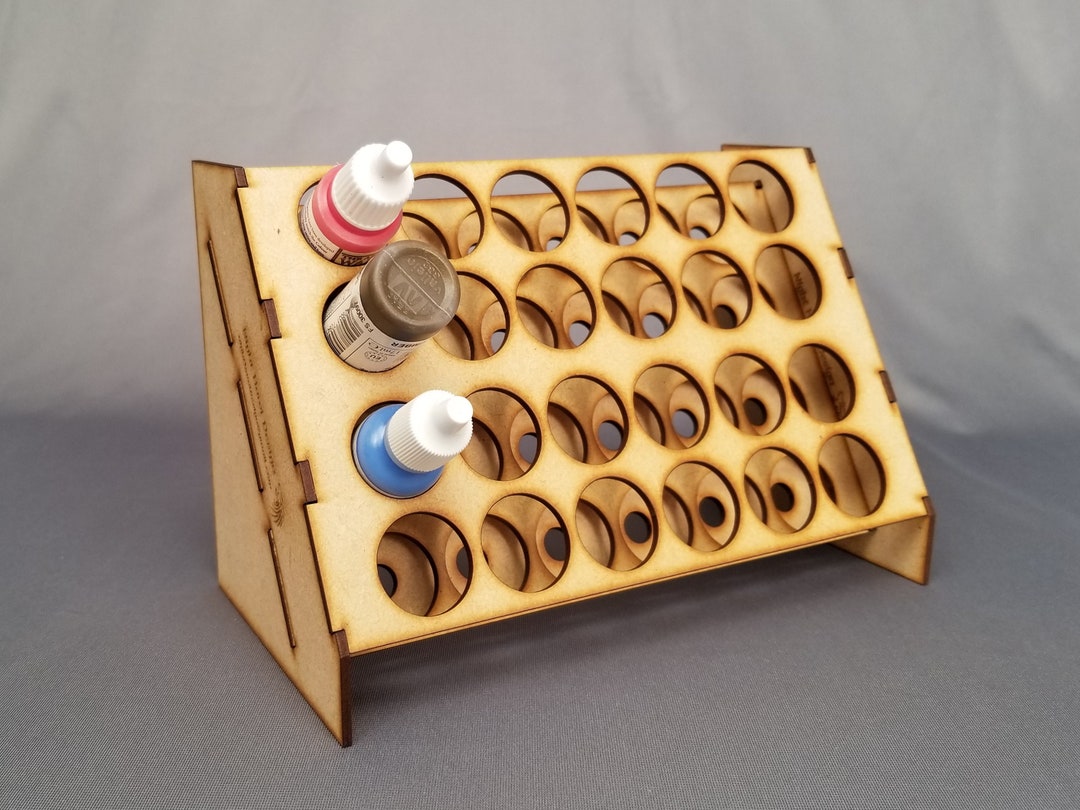 24 - 26mm Dropper Bottles, Small Paint Rack Good for Reaper, Army ...